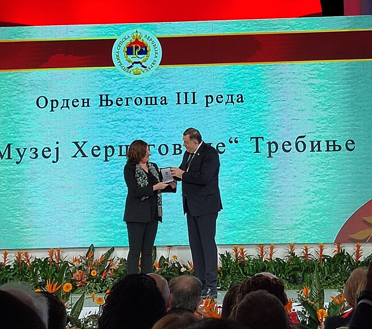 Орден Његоша Iii реда за Музеј Херцеговине у Требињу Радио Требиње